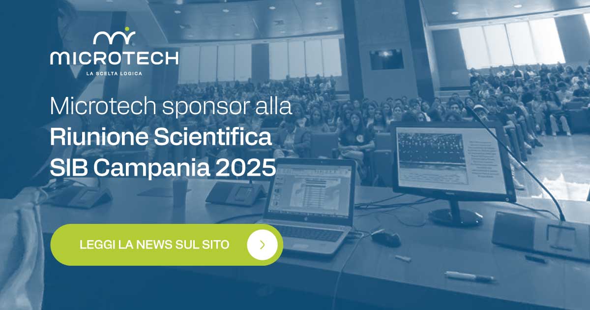 Microtech sponsor SIB Campania 2025 - Ricerca biomolecolare Napoli